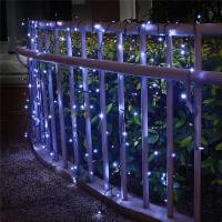 China 20m Solar Powered LED Ground Lights 2.4V Warm White Solar Rope Lights for sale