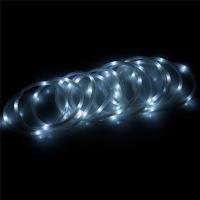 China 20m Solar Powered LED Ground Lights 2.4V Warm White Solar Rope Lights for sale