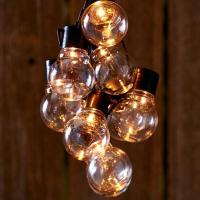 China CE Solar Powered LED Ground Lights IP44 Decorative Patio String Lights for sale