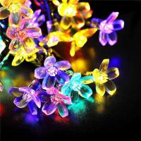 China EMC Solar Powered Flower Garden Lights 6W Outdoor Waterproof for sale