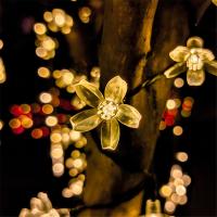 China EMC Solar Powered Flower Garden Lights 6W Outdoor Waterproof for sale