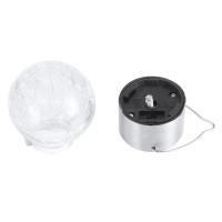 China 6cm Solar Powered LED Ground Lights 5W Colour Changing Crackle Ball for sale