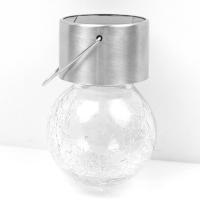 China 6cm Solar Powered LED Ground Lights 5W Colour Changing Crackle Ball for sale