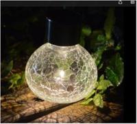 China Outdoor Waterproof Solar Glass Globes for Garden for sale