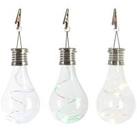 China 15cm Solar Powered LED Ground Lights 5W RGB Outdoor Fairy Light Bulbs for sale