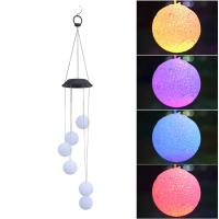 China Solar Changing Color Hummingbird Wind Chime for sale