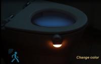 China 50mm Battery Operated Night Lights 5m Motion Sensor Bathroom Night Light for sale