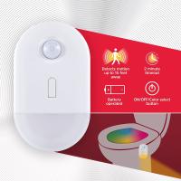 China 50mm Battery Operated Night Lights 5m Motion Sensor Bathroom Night Light for sale