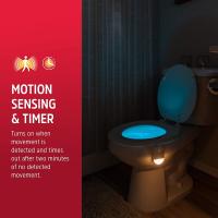 China 0.1W 5lm Battery Operated Night Lights 3m Motion Activated Toilet Night Light for sale