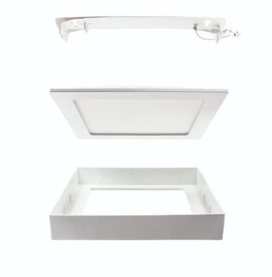 China 220mm 220V Square Surface Panel Light 80lm/W CCT Adjustable Downlight for sale