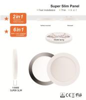 China 85lm/W 18 Watt Round LED Light Recessed Plastic 9 Inch Ceiling Light for sale