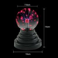 China Crystal 2.95in Magic Plasma Ball Lamp Bedroom Battery Powered for sale
