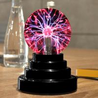 China Crystal 2.95in Magic Plasma Ball Lamp Bedroom Battery Powered for sale