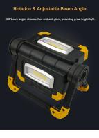 China Battery 700lm Powered Portable LED Work Lights Foldable Cordless With Stand for sale