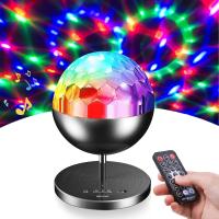 China Rotating LED Disco Party Light Sound Activated Bluetooth Speaker for sale