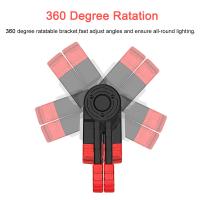 China 20W 200mm Portable LED Work Light Stand 4AA Battery COB for sale