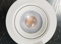 China 240V 7W Recessed LED Down Light PBT Aluminum White Down Light for sale