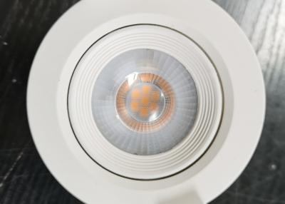 China 240V 7W Recessed LED Down Light PBT Aluminum White Down Light for sale