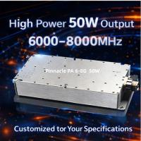 China RF Power Amplifier Module with 50 Watt Covering 6 to 8GMHz for Signal Jamming Communication and Measurement for sale