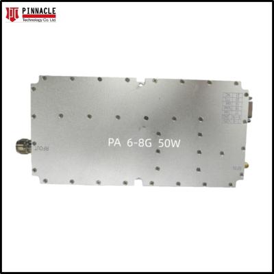China High-Power WiFi 6E RF Jammer Amplifier Module with 50W or 100W Output for 5925-7125 MHz Signal Suppression for sale