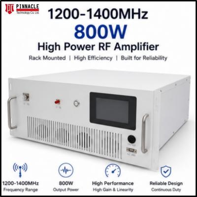 China 1200-1400MHz 800W Rack Mounted High Power RF Power Amplifier for sale