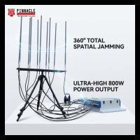 China 800W Waterproof 8 Channel Drone Jammer SDR Technology 300MHz-6GHz 500-3000m Range for sale
