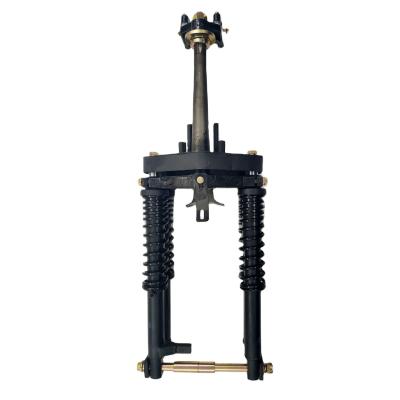 China Double Spring Hydraulic Front Shock Absorber for Van Motorcycle Covered Truck Tricycle for sale