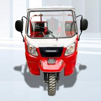China 168 Full Floating Rear-Axle Gasoline Motorized Tricycles for Semi Cabin Cargo in Tunisia for sale