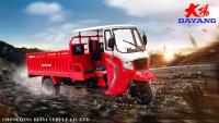 China 168 Full Floating Rear-Axle Gasoline Motorized Tricycles for Semi Cabin Cargo in Tunisia for sale