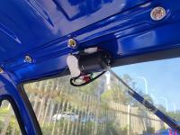 China Red Lifan Blue Body Box Frame Battery Double Axle Tricycle for Cargo Transport for sale