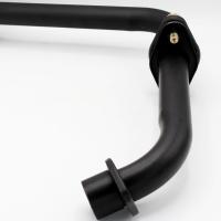 China Black Muffler Forward Bend for DAYANG Motorcycle Spare Parts Cargo Tricycle Rickshaw for sale