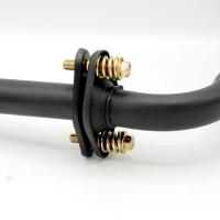 China Black Muffler Forward Bend for DAYANG Motorcycle Spare Parts Cargo Tricycle Rickshaw for sale