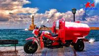 China DAYANG African hot 250cc water tank tricycle with iron cabin and water-cooling engine for sale