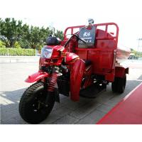 China Spacious 3-wheel rainwater storage tank tricycle with 5.00-12 tires and 12V28A battery for sale