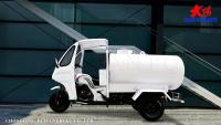 China 300CC Semi Cabin Water Tank Tricycles Tuk Tuk 3 Wheel Motorcycle Curb Weight ≥500kg for sale