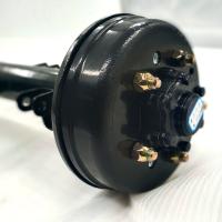 China Full Floating 5th Afterburner Booster King Rear Axle Assembly for Heavy Tricycle Truck for sale