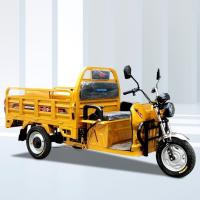 China 3 Wheels Electric Cargo Tricycle For Adult Passenger Steel Construction for sale