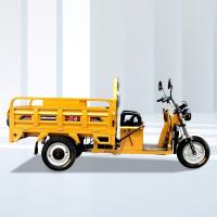China 3 Wheels Electric Cargo Tricycle For Adult Passenger Steel Construction for sale