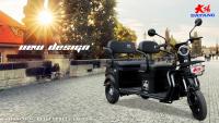 China Electric Cargo Tricycle With Loading Capacity Of 500KG And Drum Brake for sale