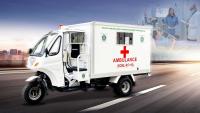 China Electric Tricycle Ambulance with Closed Body Type and 800W Motor DY200ZK-A for sale