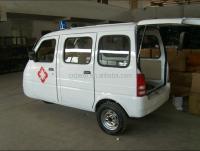 China 800W Closed Ambulance Motorized Tricycle for 4 People in Africa Passenger Drum Brake for sale