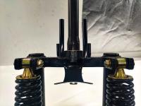 China Black Hydraulic Shock Absorber for Smooth Transmission in Tricycle Motorcycle Height 520mm for sale