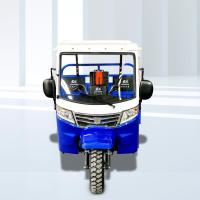 China 12V Semi Cabin power Passenger And Cargo Gasoline Trike for Cargo Transportation for sale