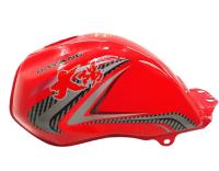 China Three Wheel Motorcycle Tricycle Scooter With Red Oil Fuel Tank for sale