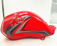 China Three Wheel Motorcycle Tricycle Scooter With Red Oil Fuel Tank for sale