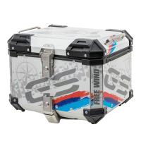 China DAYANG 45L Aluminium Adventure Motorcycle Top Box with Quick Release Locking System for sale