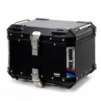 China 45L Motorcycle Top Box Trunk Helmet Storage Box General Aluminum Alloy Hot Inter Item for sale