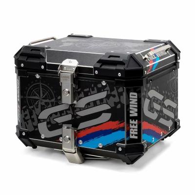 China 45L DAYANG Motorcycle Aluminum Top Box for Lightweight and Durable Storage Solutions for sale