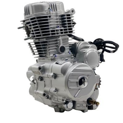 China DAYANG Cg200cc Motorcycle Engine with Balance Shaft and Air Cooled Electric/Kick Start for sale