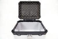 China 45L Silver Aluminum Alloy Motorcycles Tail Box Waterproof Rear Box for and Retail for sale